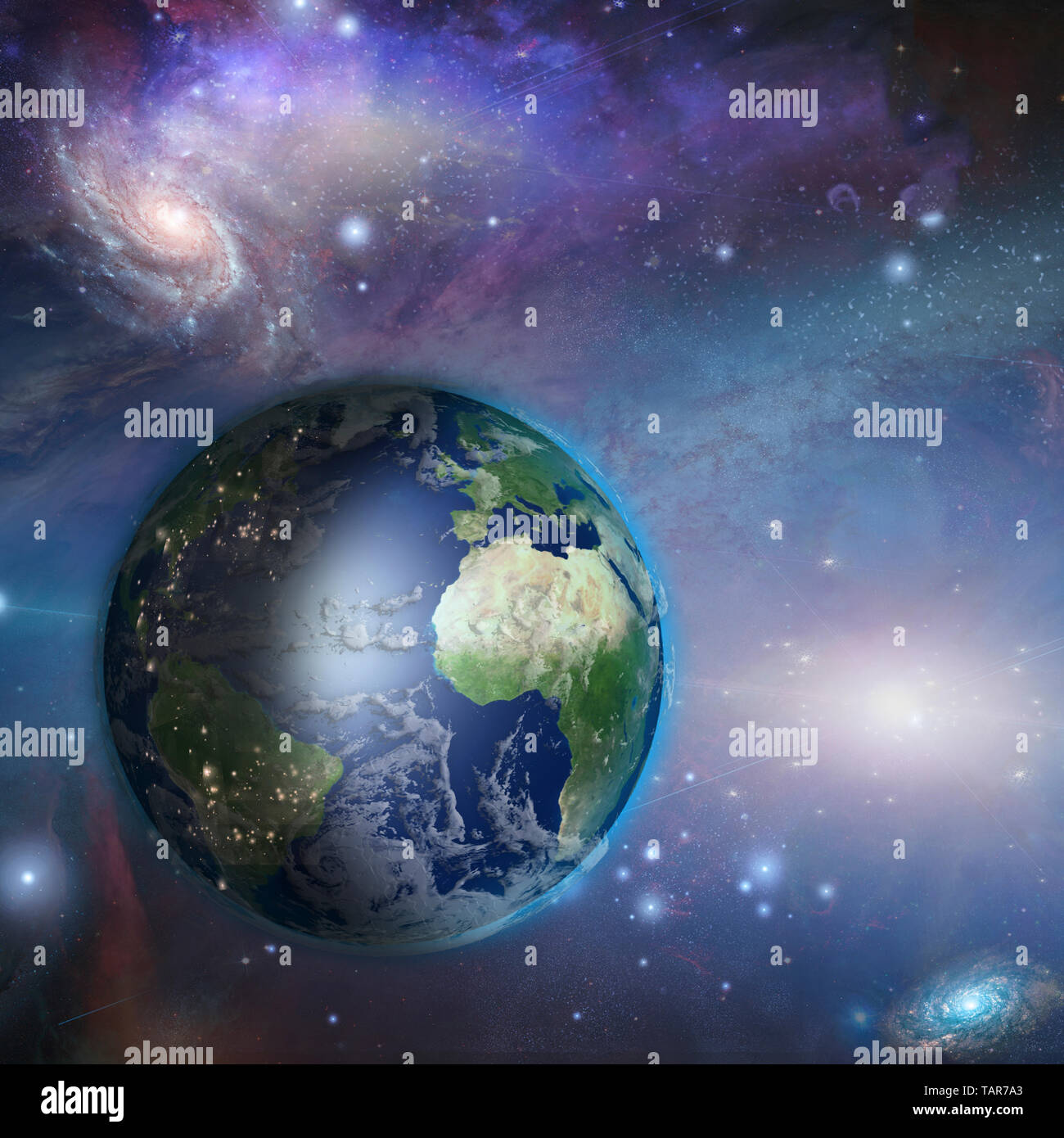 World map day night shadow hi-res stock photography and images - Alamy