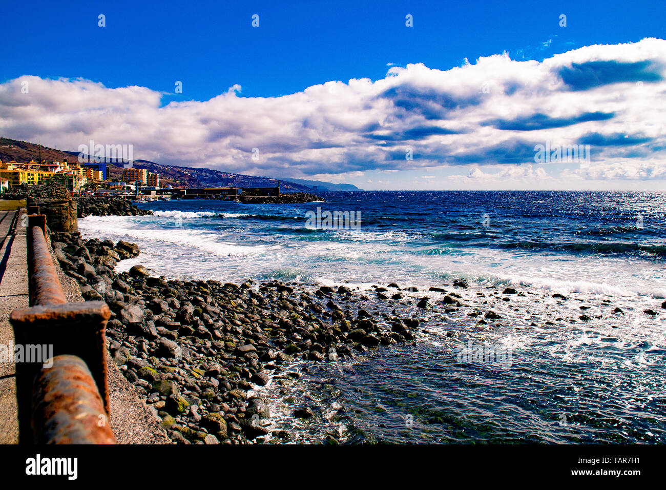 A trip to Candelaria, Tenerife, Canary Islands - The beach Stock Photo ...