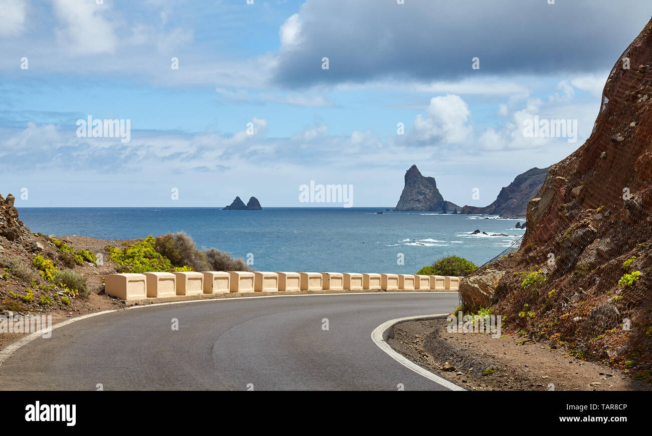 Spain coast road hi-res stock photography and images - Alamy