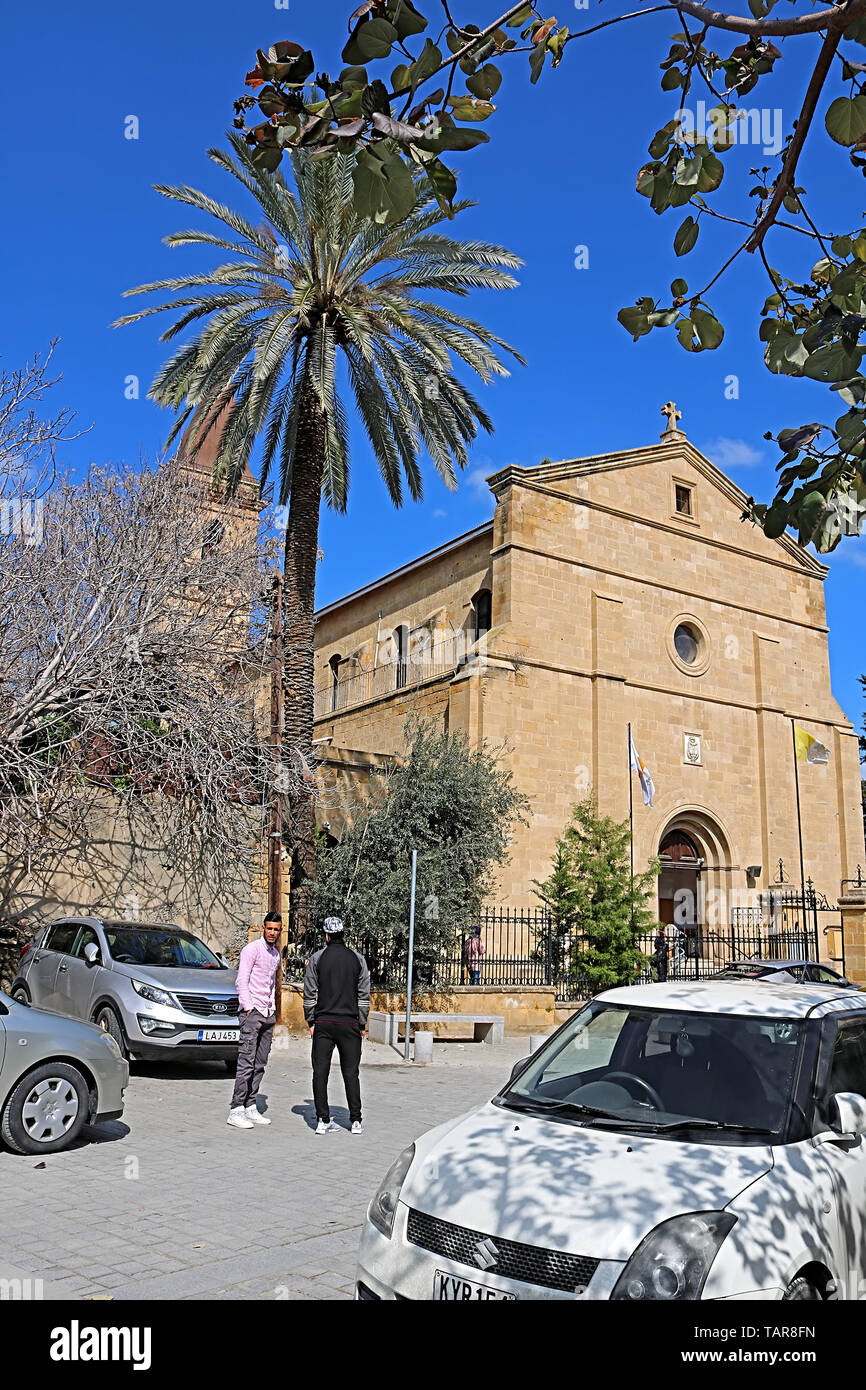 NICOSIA, CYPRUS - MARCH 06, 2019: The Church of the Holy Cross, Roman ...