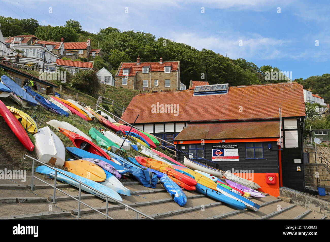 Runswick Bay Rescue Boat station, Runswick, Borough of Scarborough ...