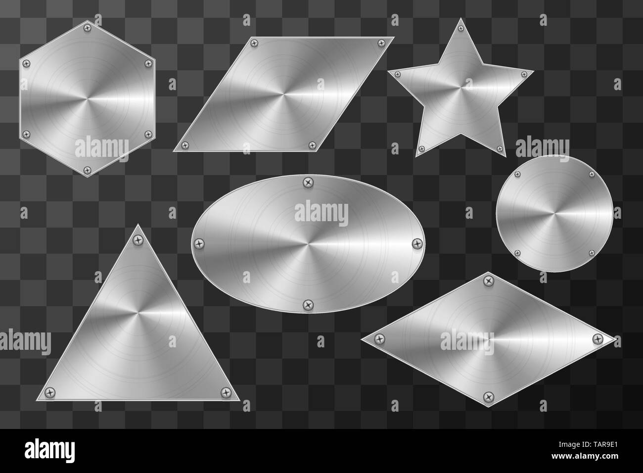 Highlight on aluminium Stock Vector Images - Alamy