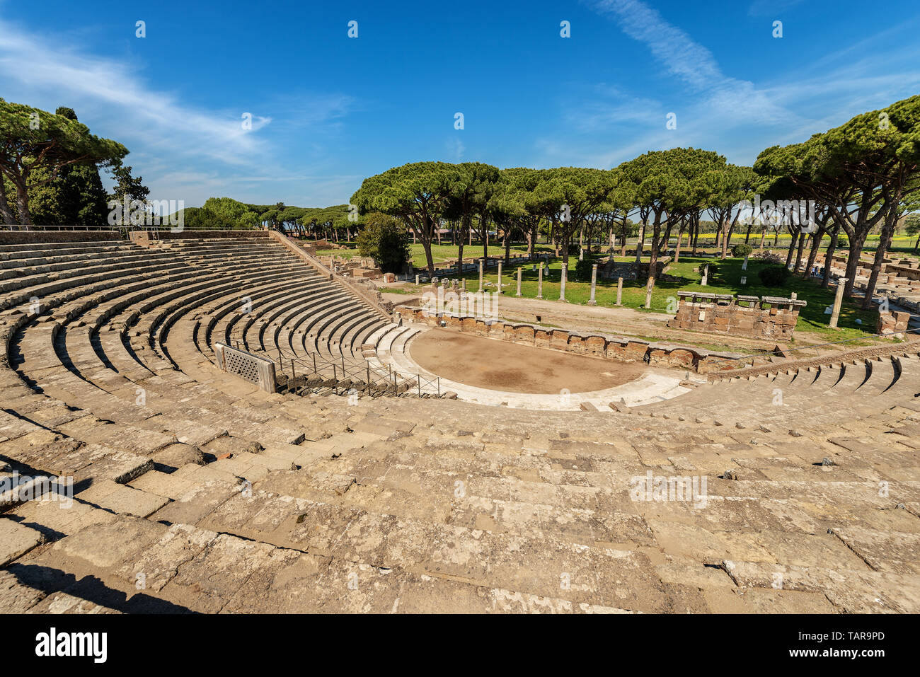 Ancient roman theater in ostia antica hi-res stock photography and ...