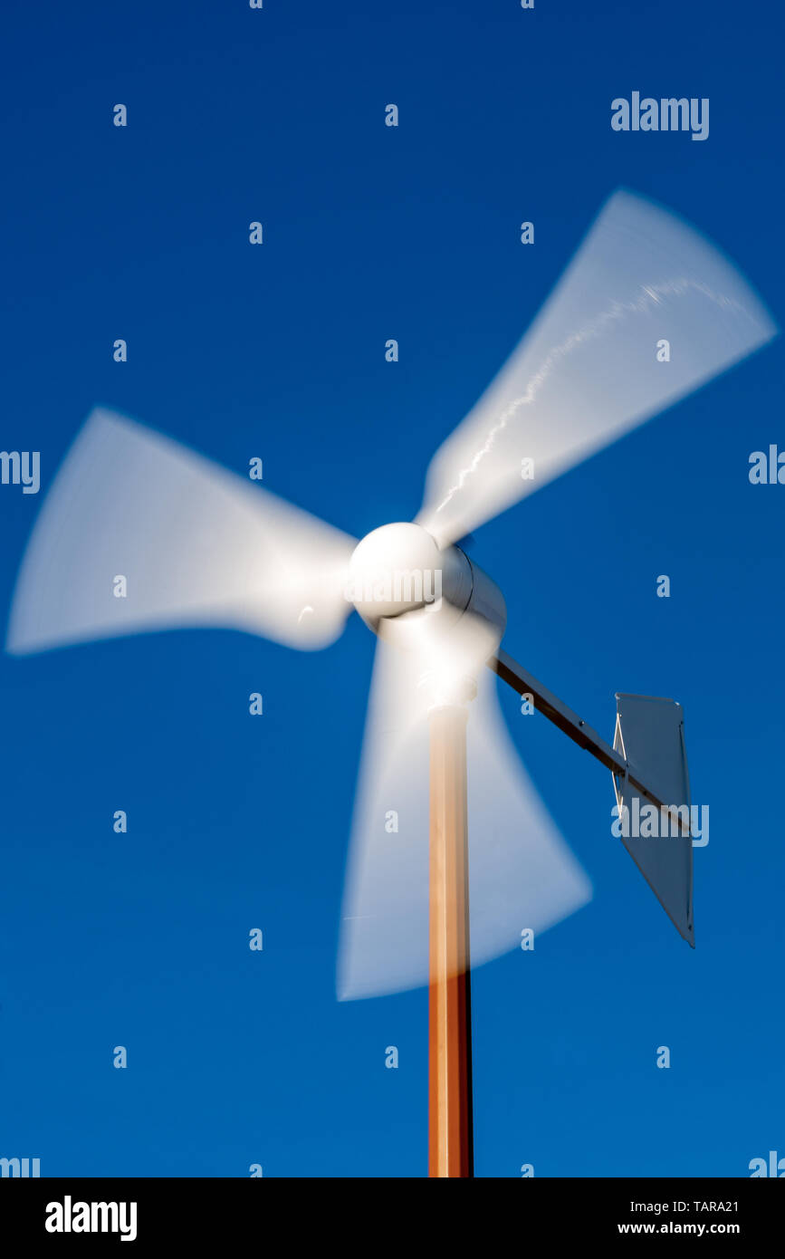 Wind turbine in motion hi-res stock photography and images - Alamy
