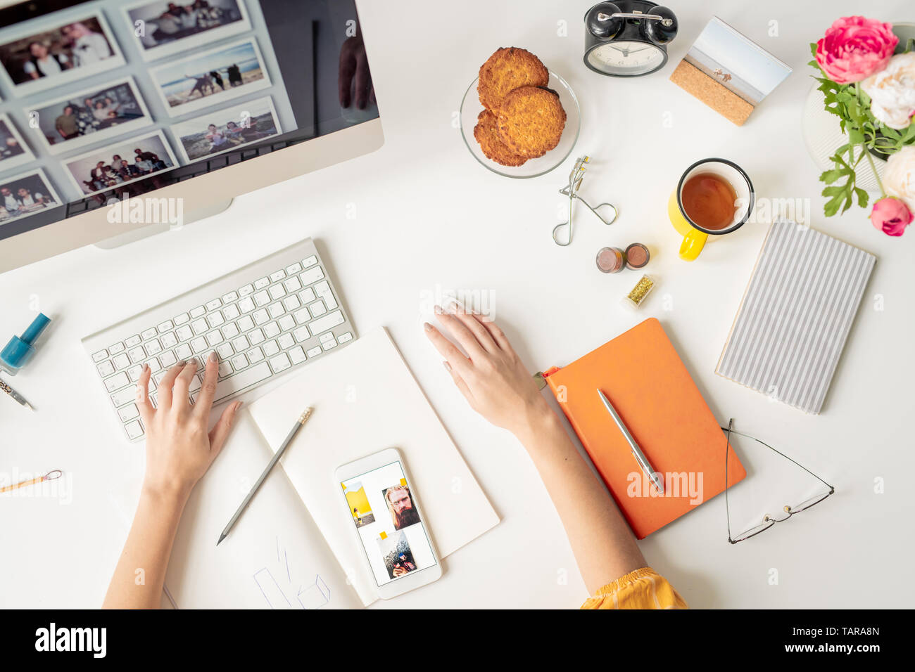 Selecting photos for sumbit Stock Photo - Alamy