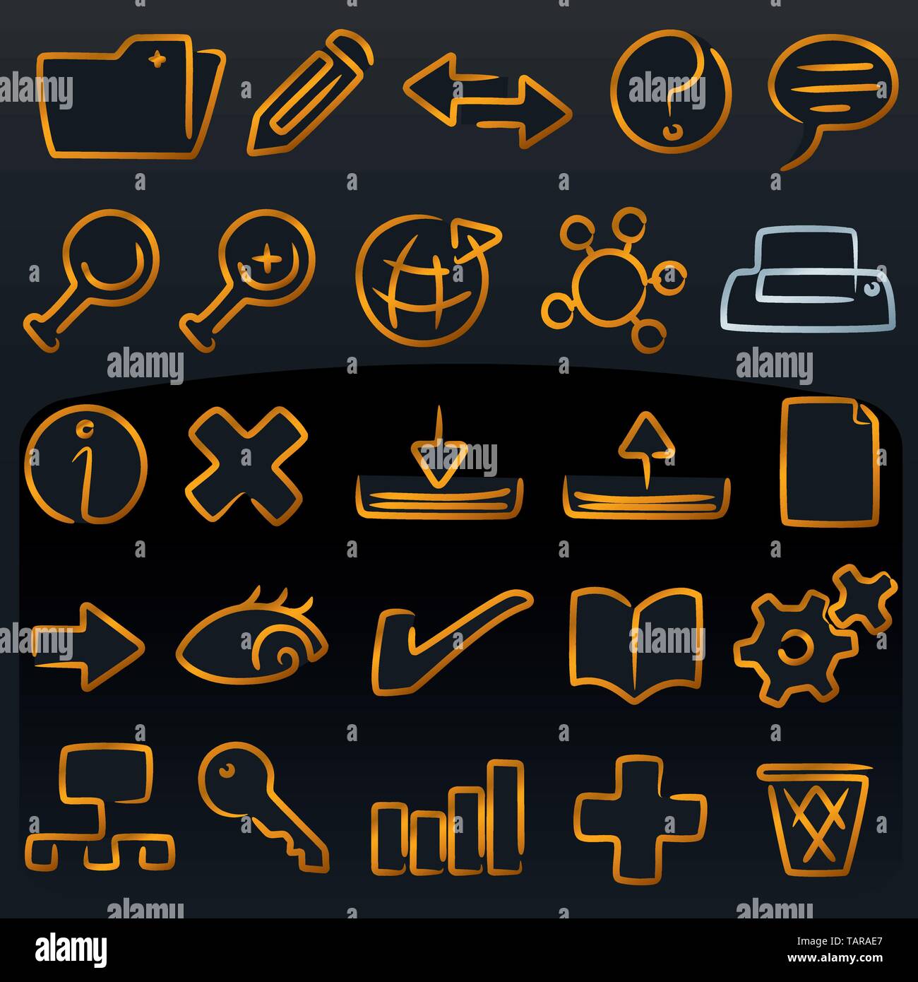 Database Icon Stock Vector Images Alamy