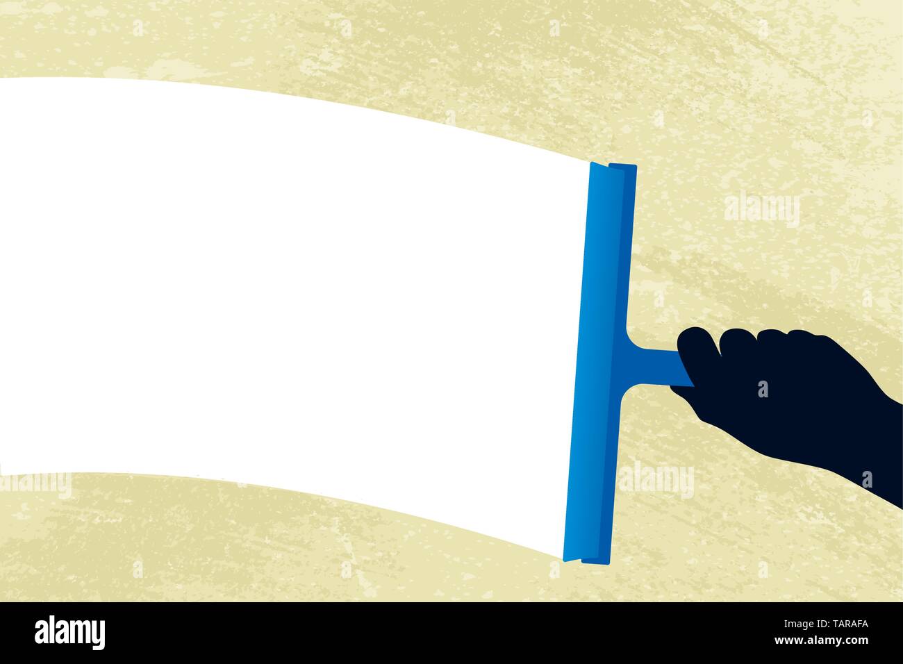 Glass cleaner with copy space. Vector illustration Stock Vector Image ...