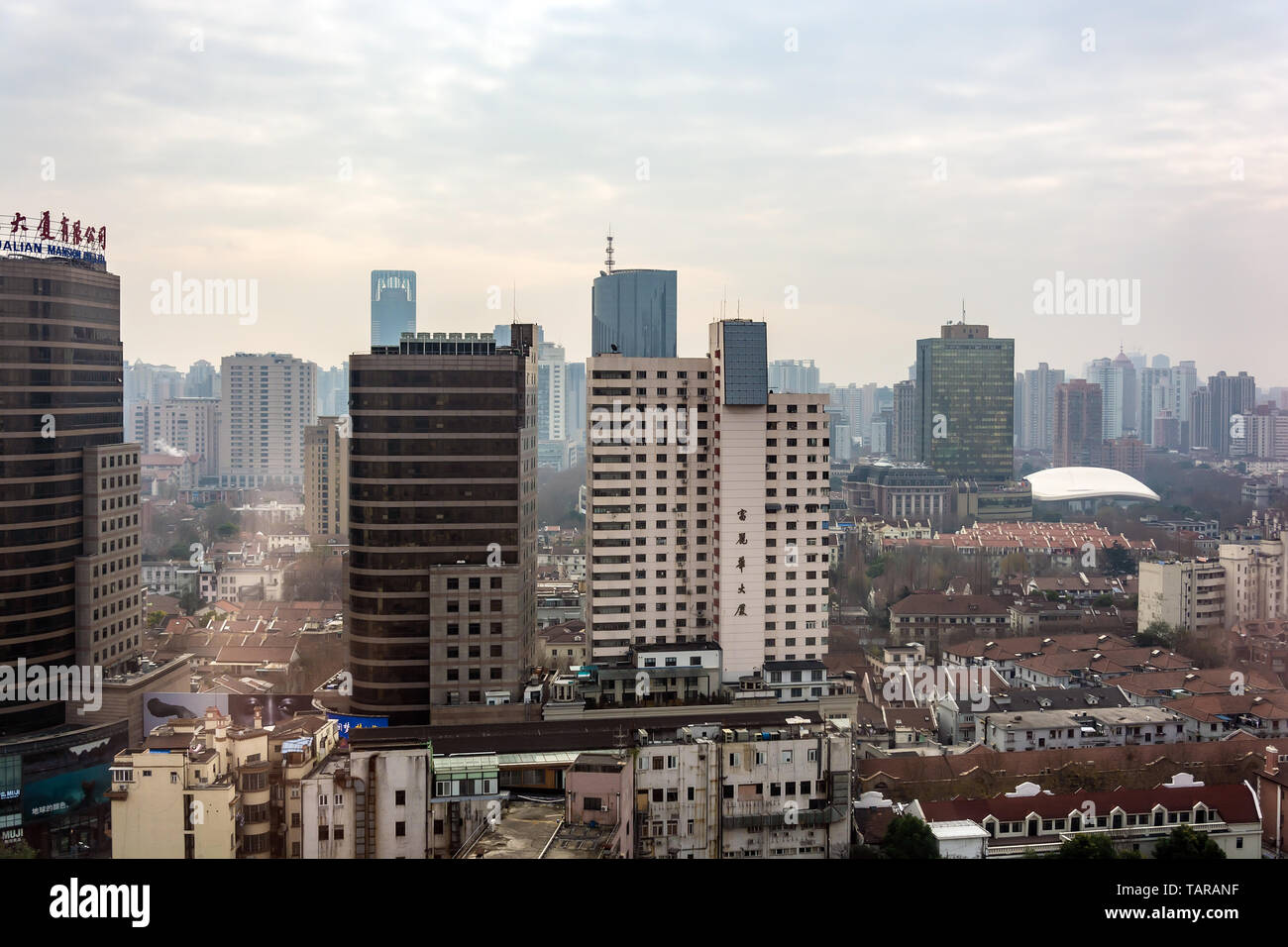 Living Scene on the Streets of Shanghai with Houses Stock Photo - Alamy
