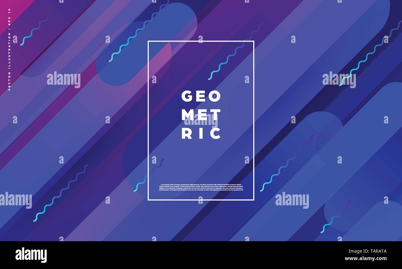 Modern abstract background with geometric shapes and lines. Colorful ...