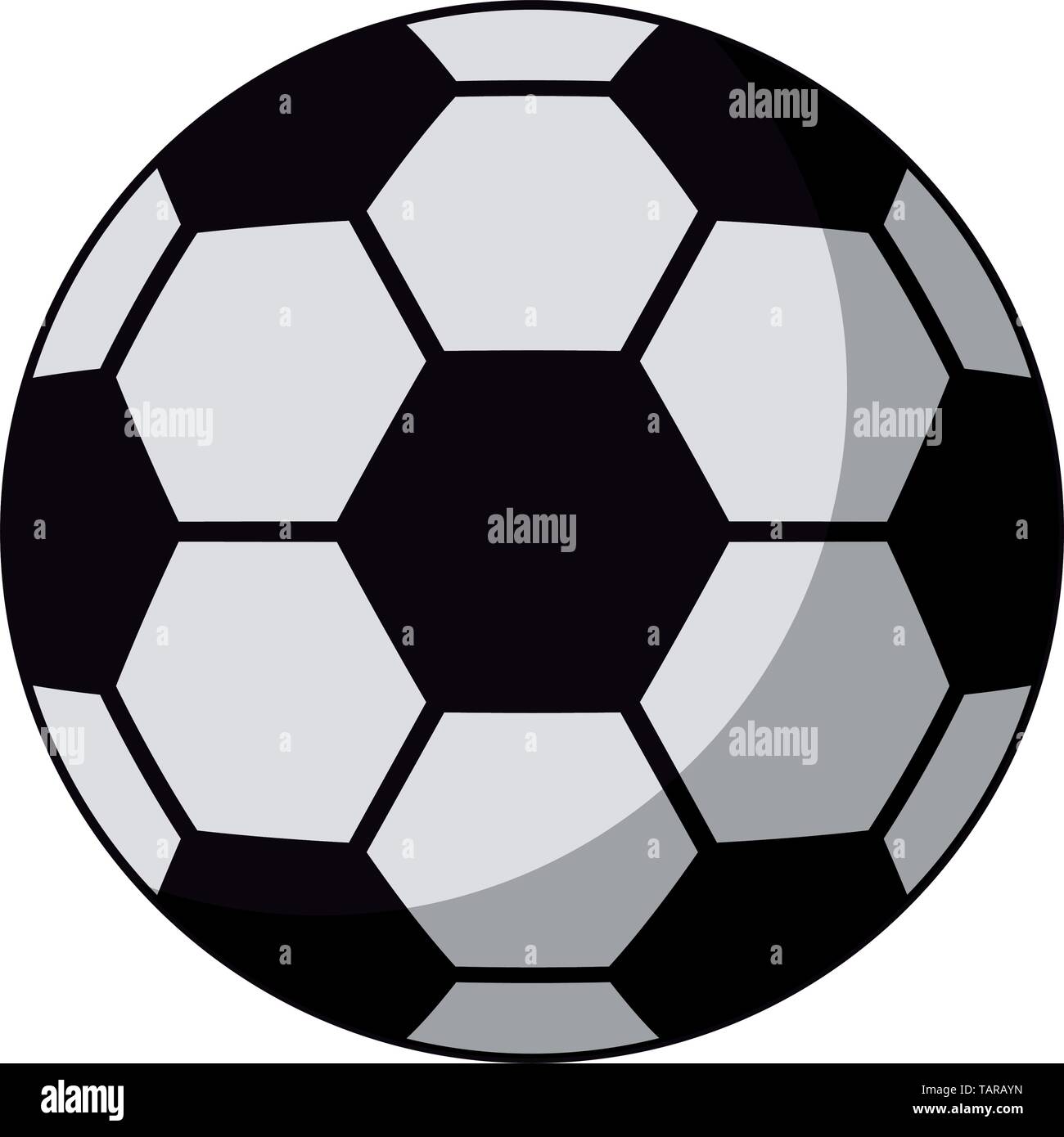Soccer ball sport cartoon vector illustration Stock Vector Image & Art ...