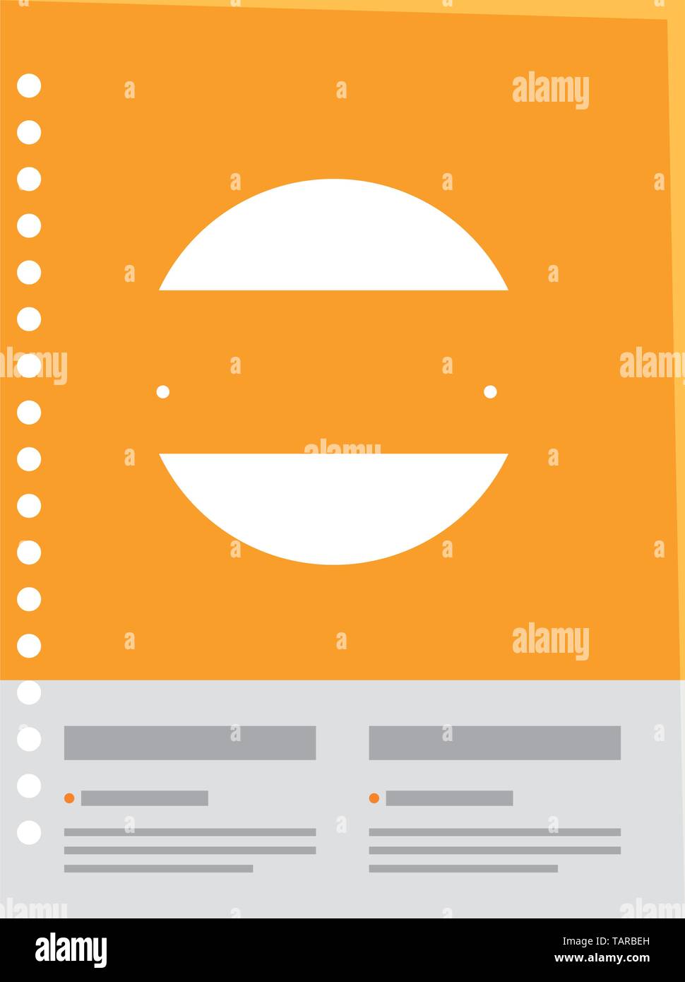 notepad with company emblem print Stock Vector Image & Art - Alamy