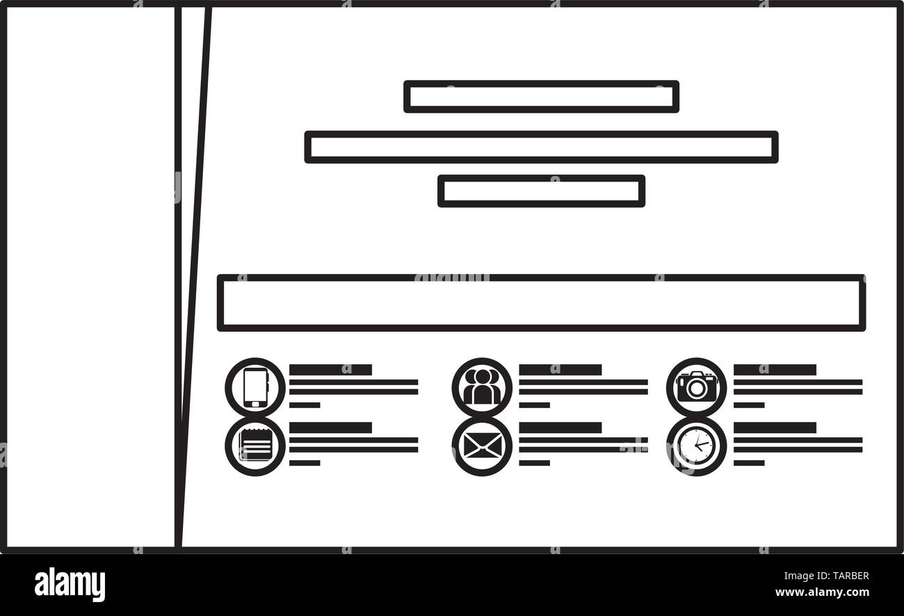 company card publicity icon vector illustration Stock Vector Image ...