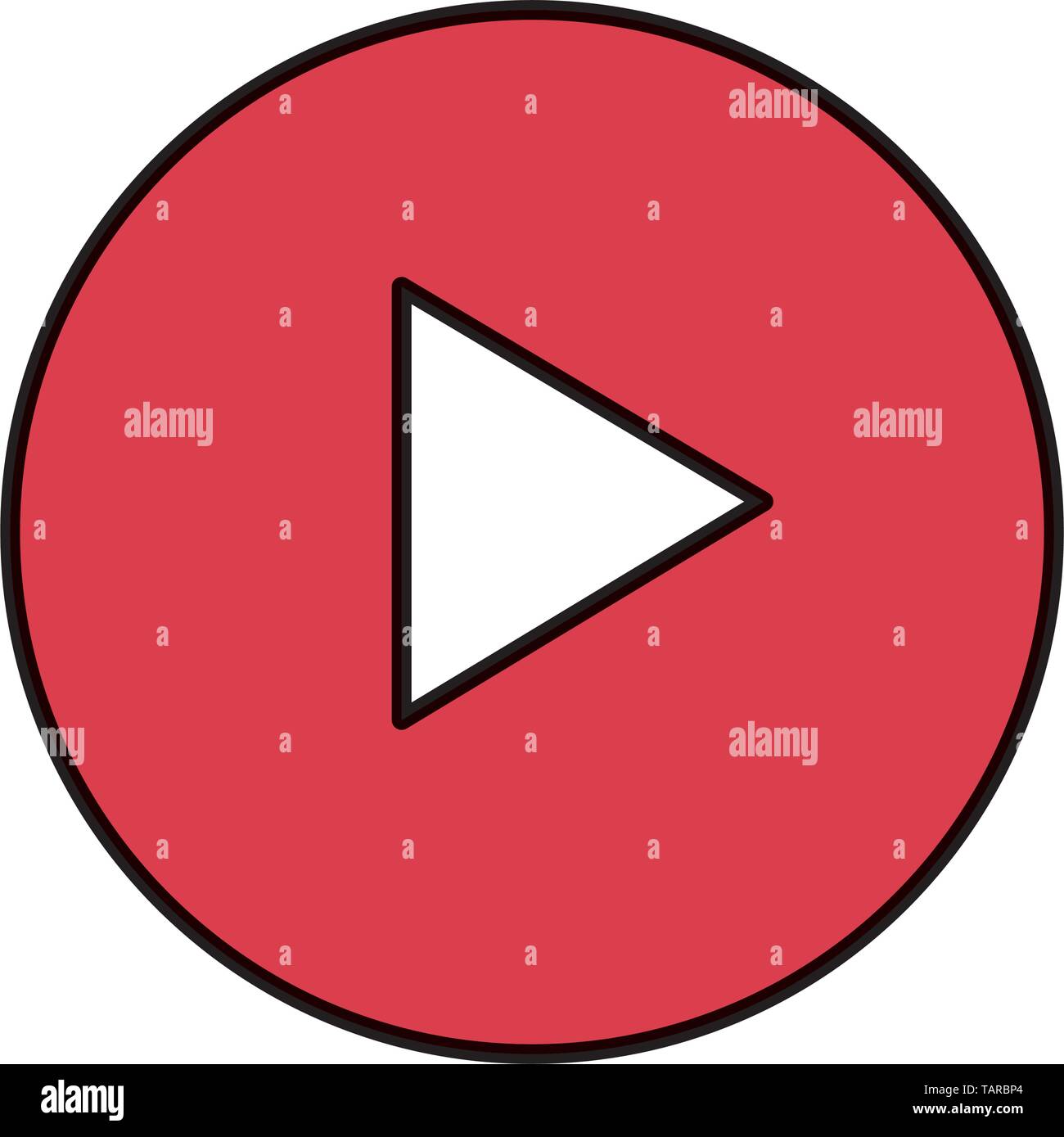 media player button icon vector illustration Stock Vector Image & Art ...