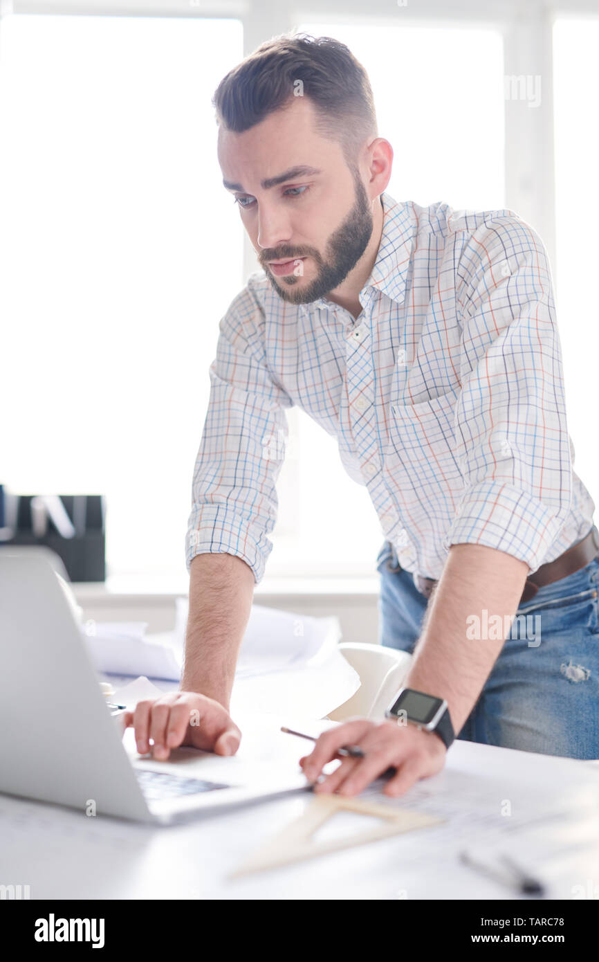 Preparing architectural project Stock Photo - Alamy