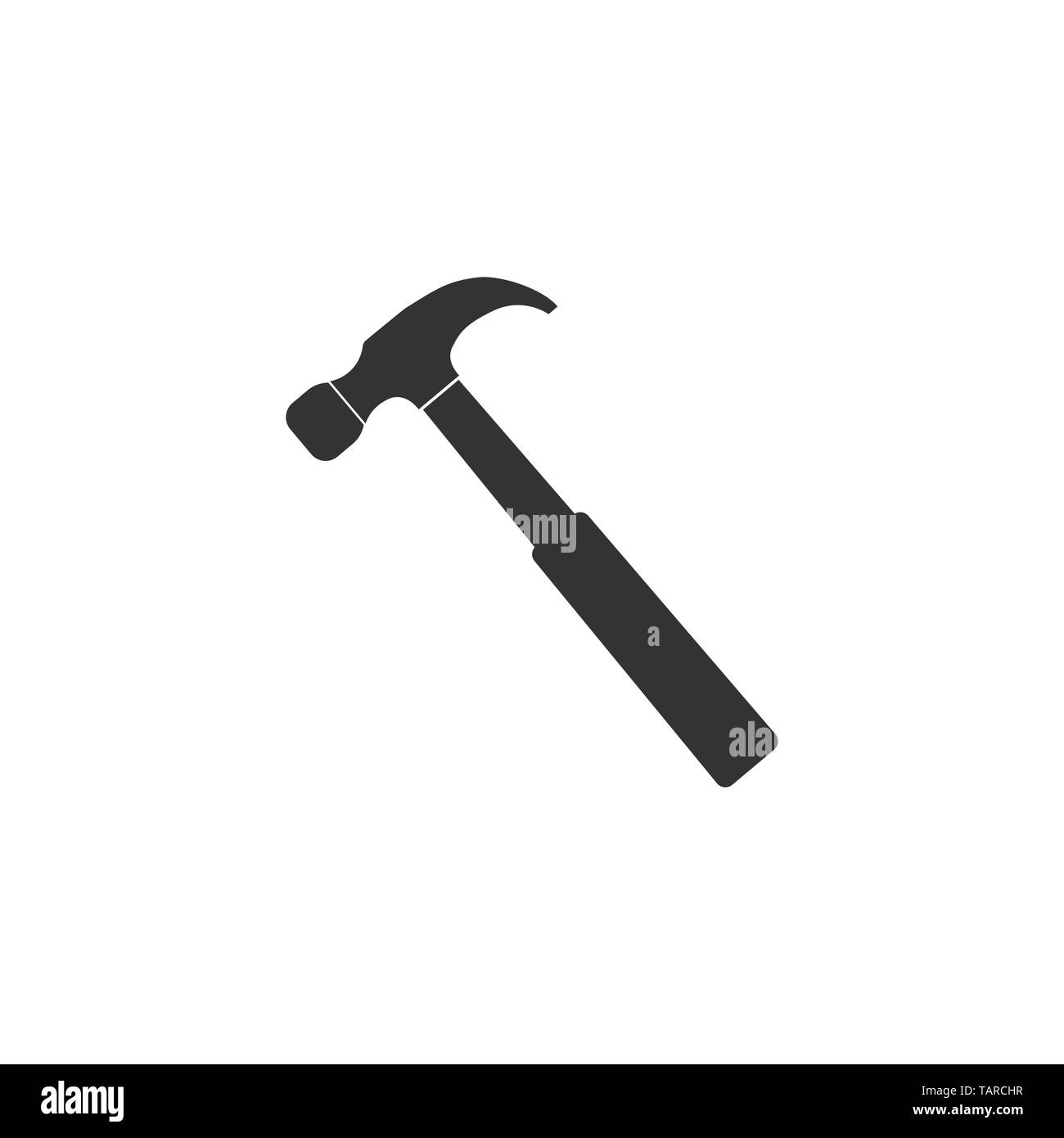 Hammer icon Hammer, tool icon. Vector illustration, flat design Stock ...