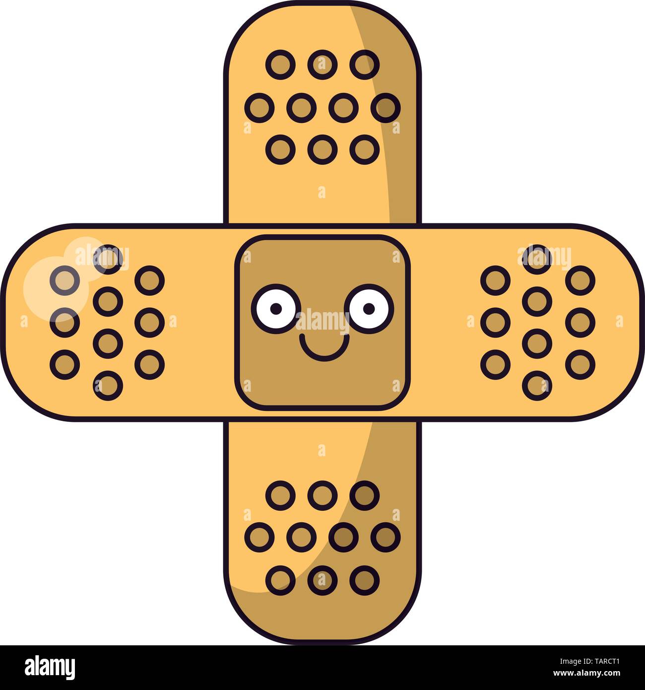 Bandage cute cartoon vector illustration Stock Vector Image & Art - Alamy