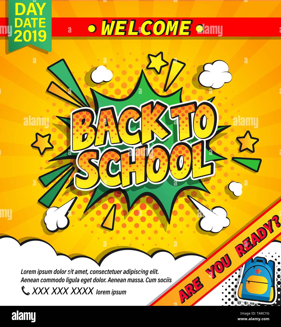 Welcome back banner hi-res stock photography and images - Alamy