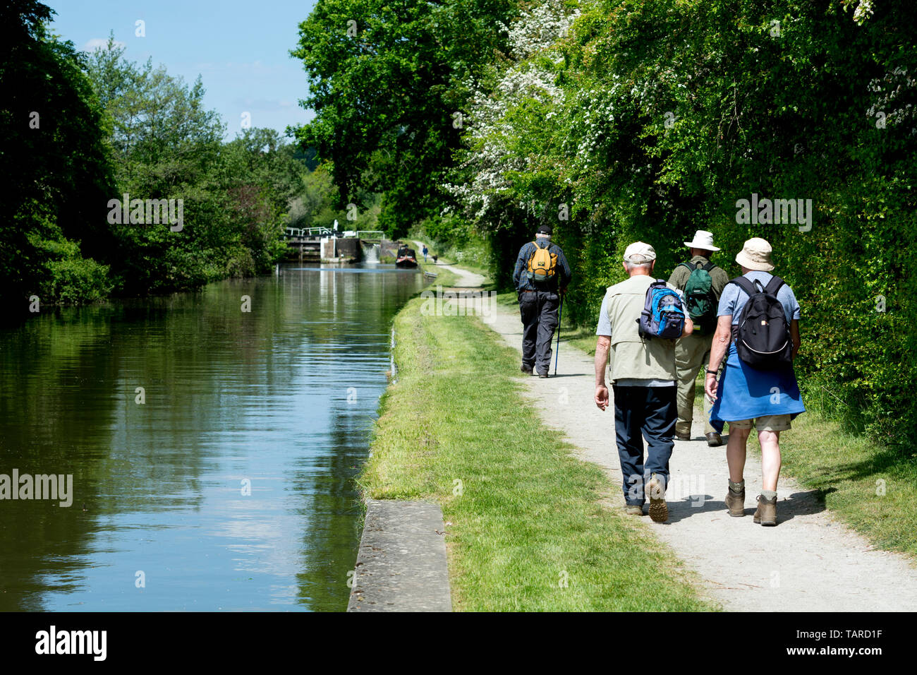 Walking canal towpath hi-res stock photography and images - Alamy
