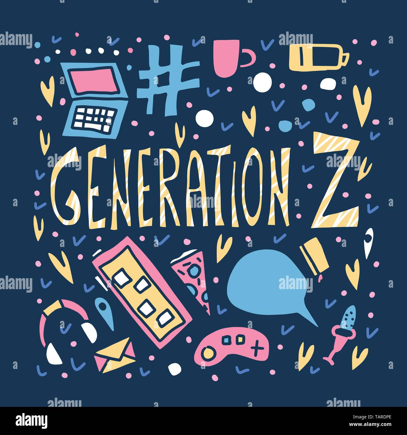 Gen z gadget Stock Vector Images - Alamy