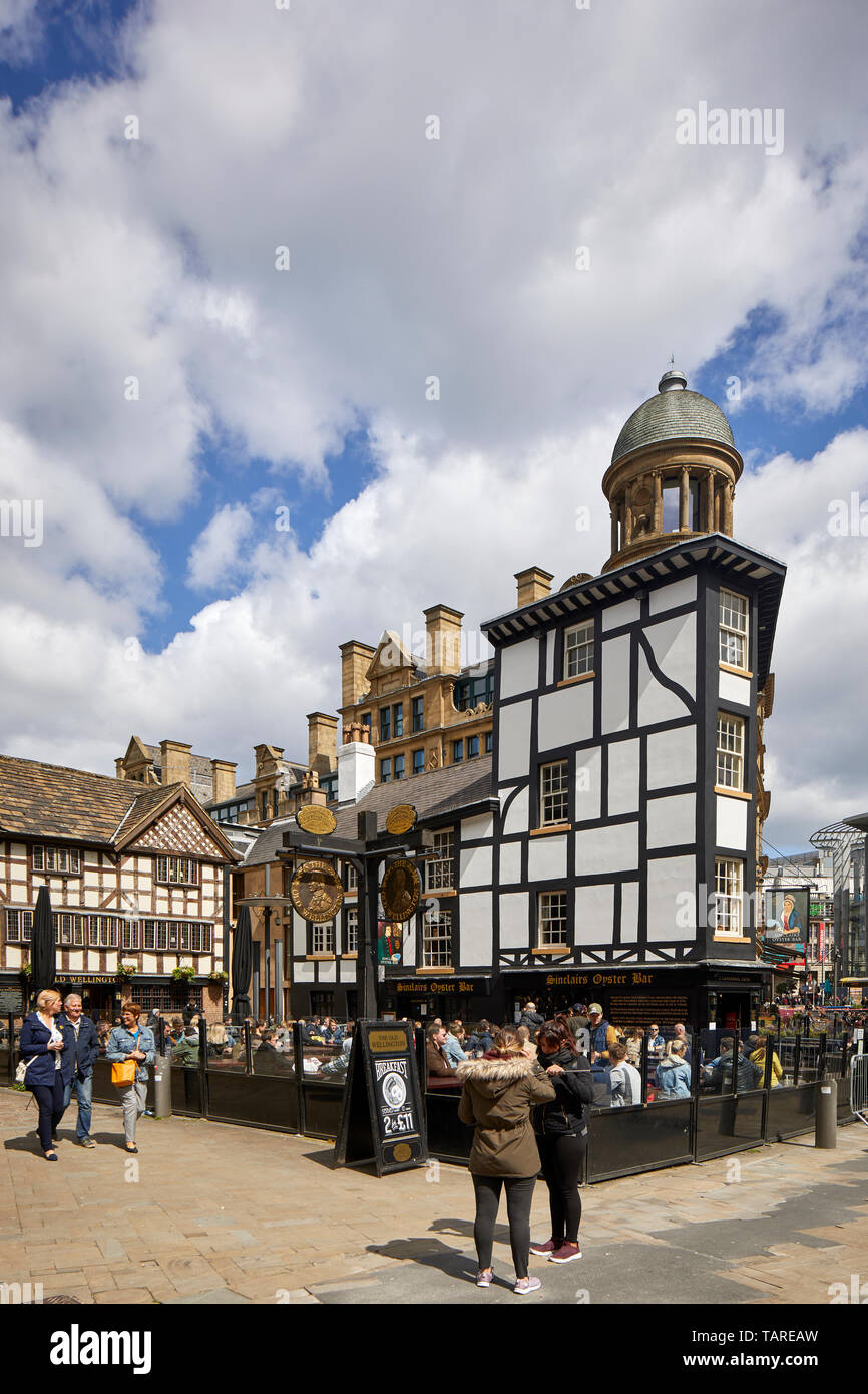 Old Wellington Inn half-timbered pub and Sinclair's Oyster Bar in ...