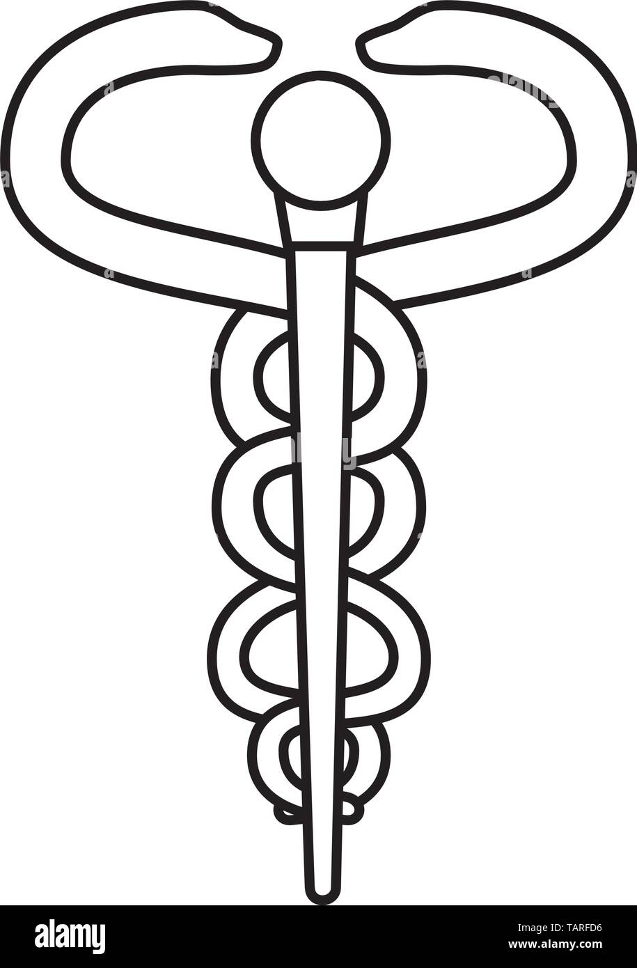 needle and snakes medical symbol Stock Vector Image & Art - Alamy