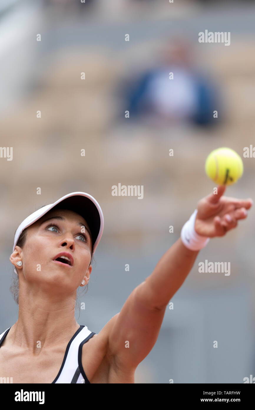 Vitalia Diatchenko from Russia during day 7 of French Open on May 27 ...
