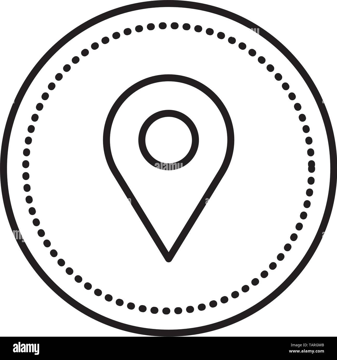 pin pointer location icon vector illustration Stock Vector Image & Art ...