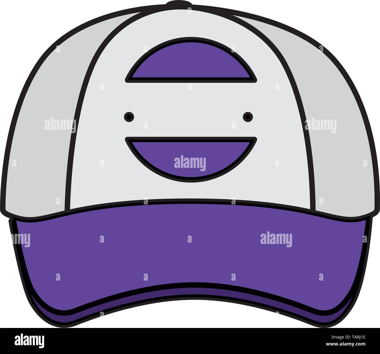 cap with company emblem vector illustration Stock Vector Image & Art ...