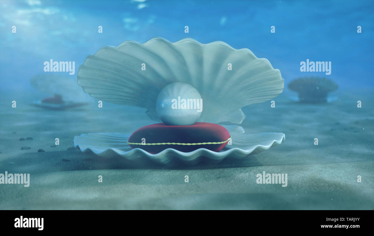 Pearl Shell Underwater