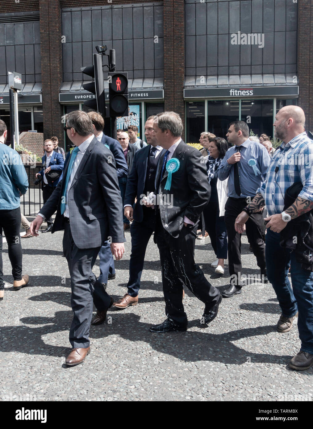 Milkshake nigel farage hi-res stock photography and images - Alamy
