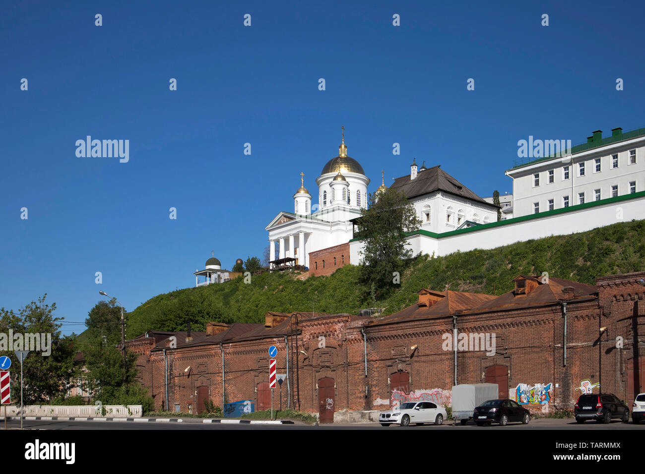 Nizhny Novgorod, Russia, - May 12, 2019: The Church of the Nativity of ...