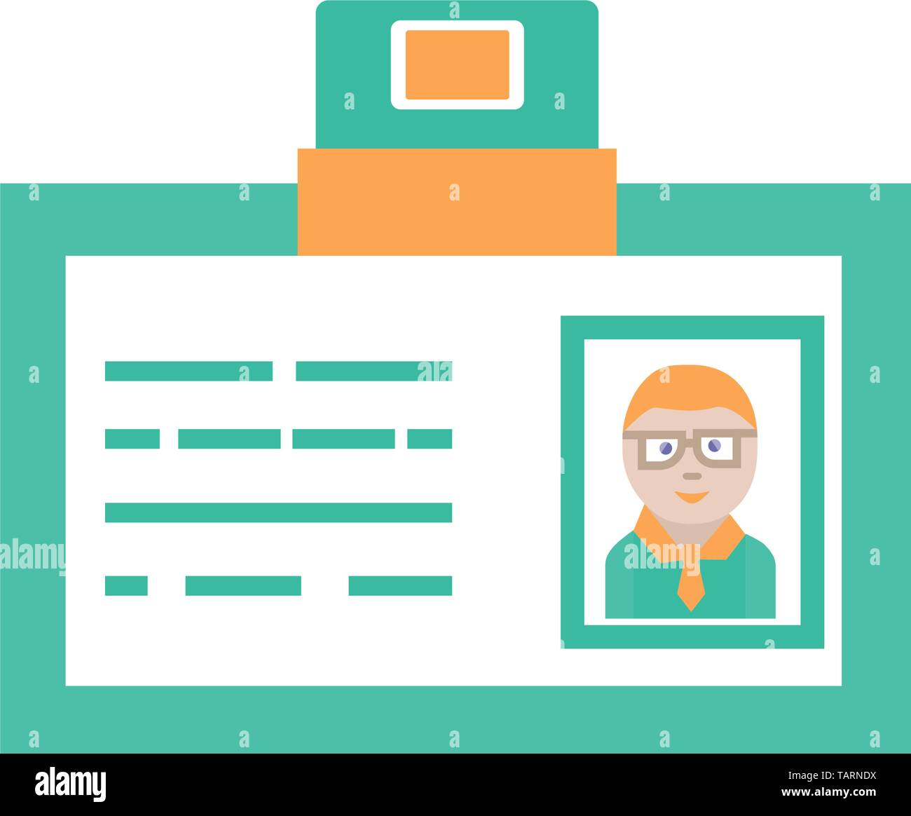 id card icon- vector id card sign and symbol Stock Vector Image & Art ...