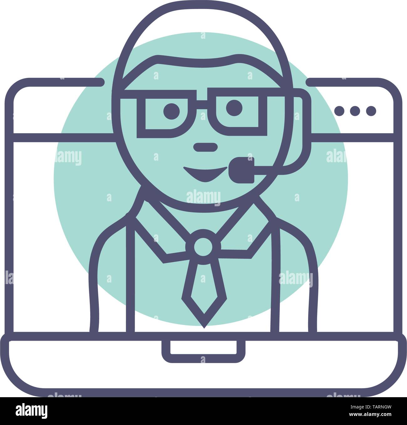 online support- vector online customer support sign and symbol Stock ...