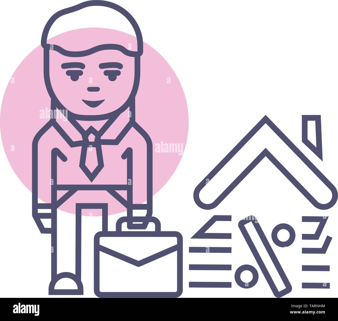 Bank owner Stock Vector Images - Alamy