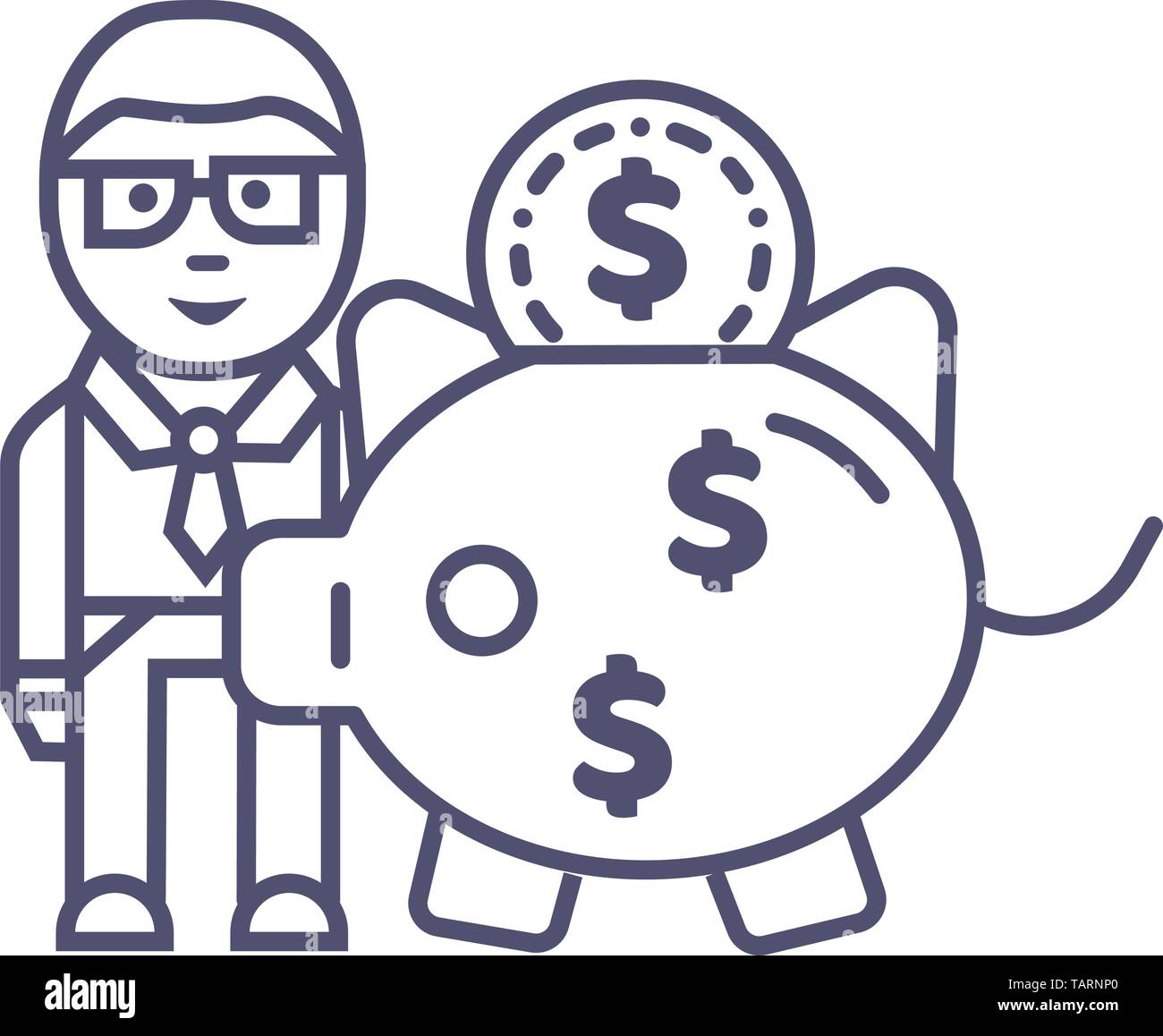 save money icon- vector sign and symbol Stock Vector Image & Art - Alamy