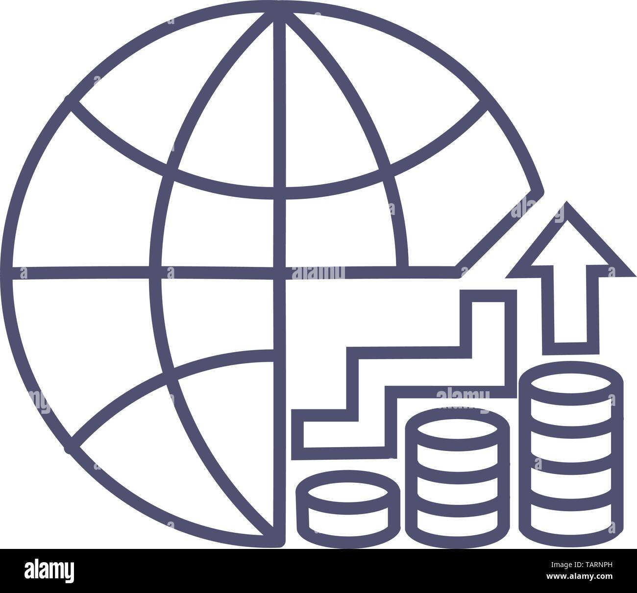 global promotion business man, Global Payment icon- vector global sign ...