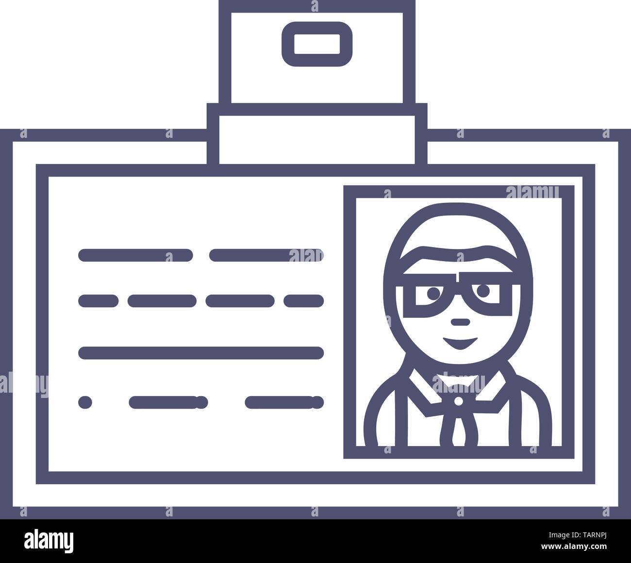 id card icon- vector id card sign and symbol Stock Vector Image & Art ...