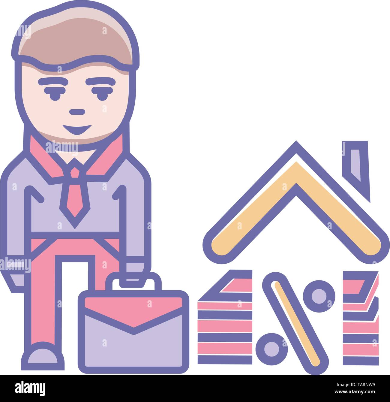 Bank owner Stock Vector Images - Alamy