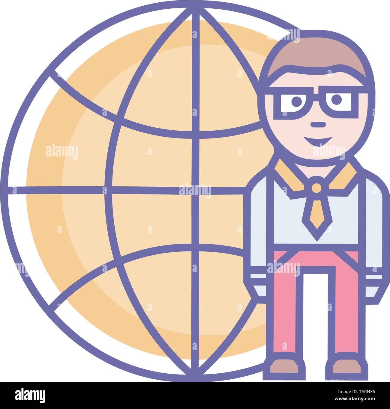 global promotion business man, Global Payment icon- vector global sign ...