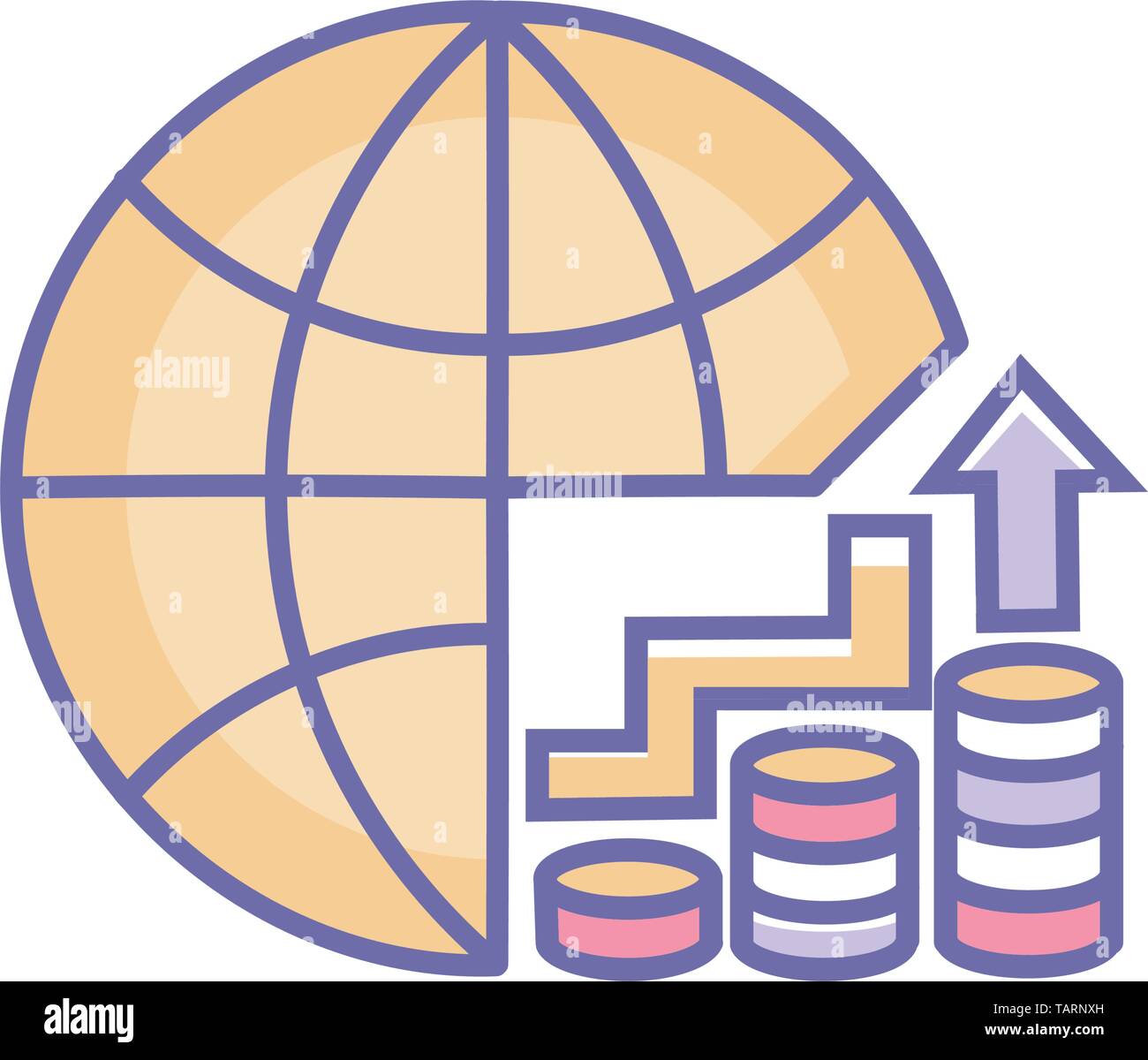 global promotion business man, Global Payment icon- vector global sign ...