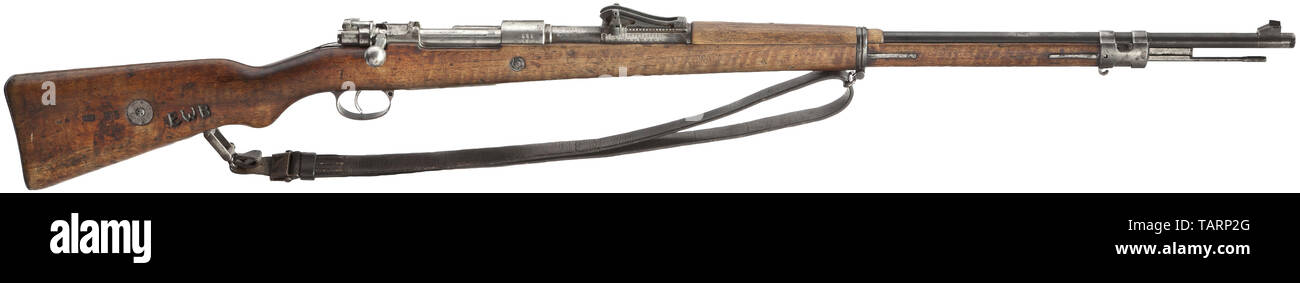 SERVICE WEAPONS, GERMAN EMPIRE, rifle 98, Spandau 1900, EWB, calibre 8 ...
