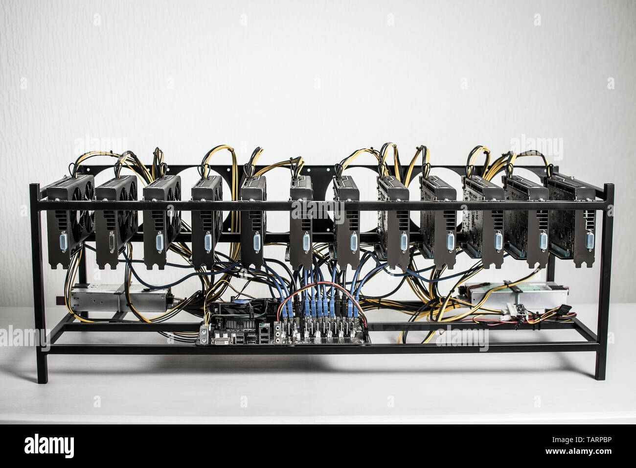 Mining Rig Machine for Cryptocurrency Using Powerful Computer Graphic ...