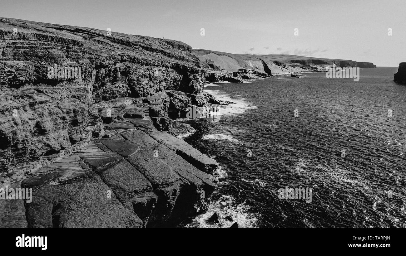Aerial view ireland Black and White Stock Photos & Images - Alamy