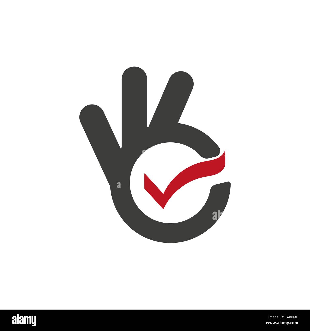 Good check logo design template white background.. eps 10 Stock Vector ...