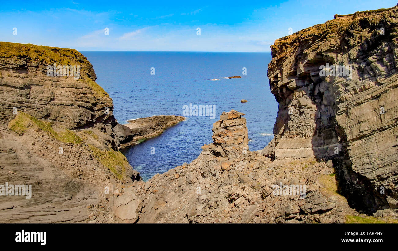 Beautiful Kilkee Cliffs at the west coast of Ireland - travel ...