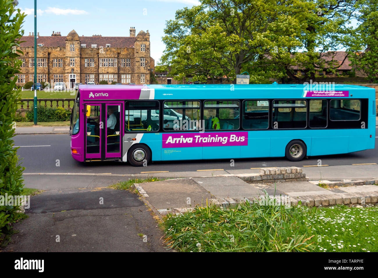 An Arriva Training bus for training bus crews Stock Photo - Alamy