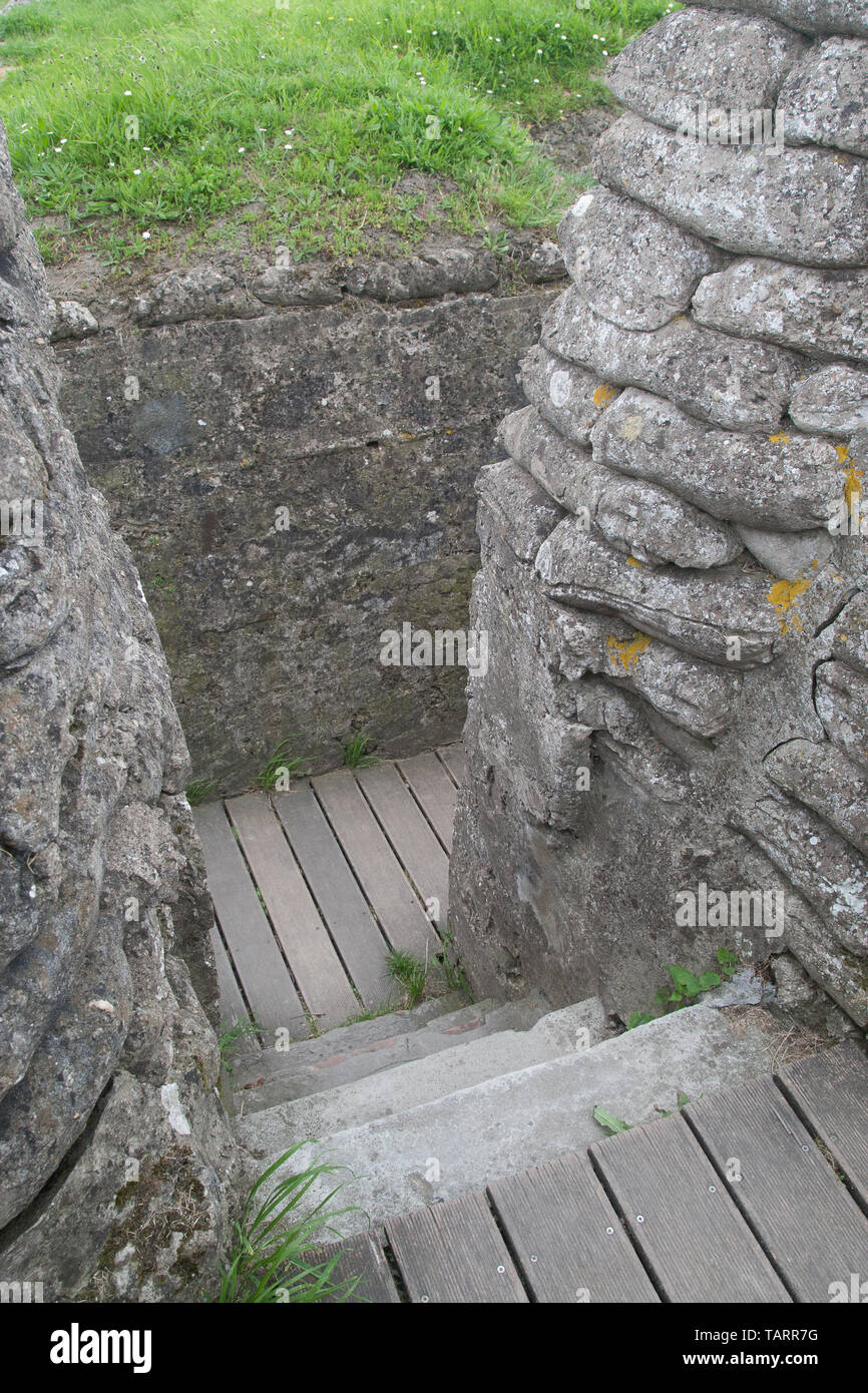 World war one trench replica hi-res stock photography and images - Alamy
