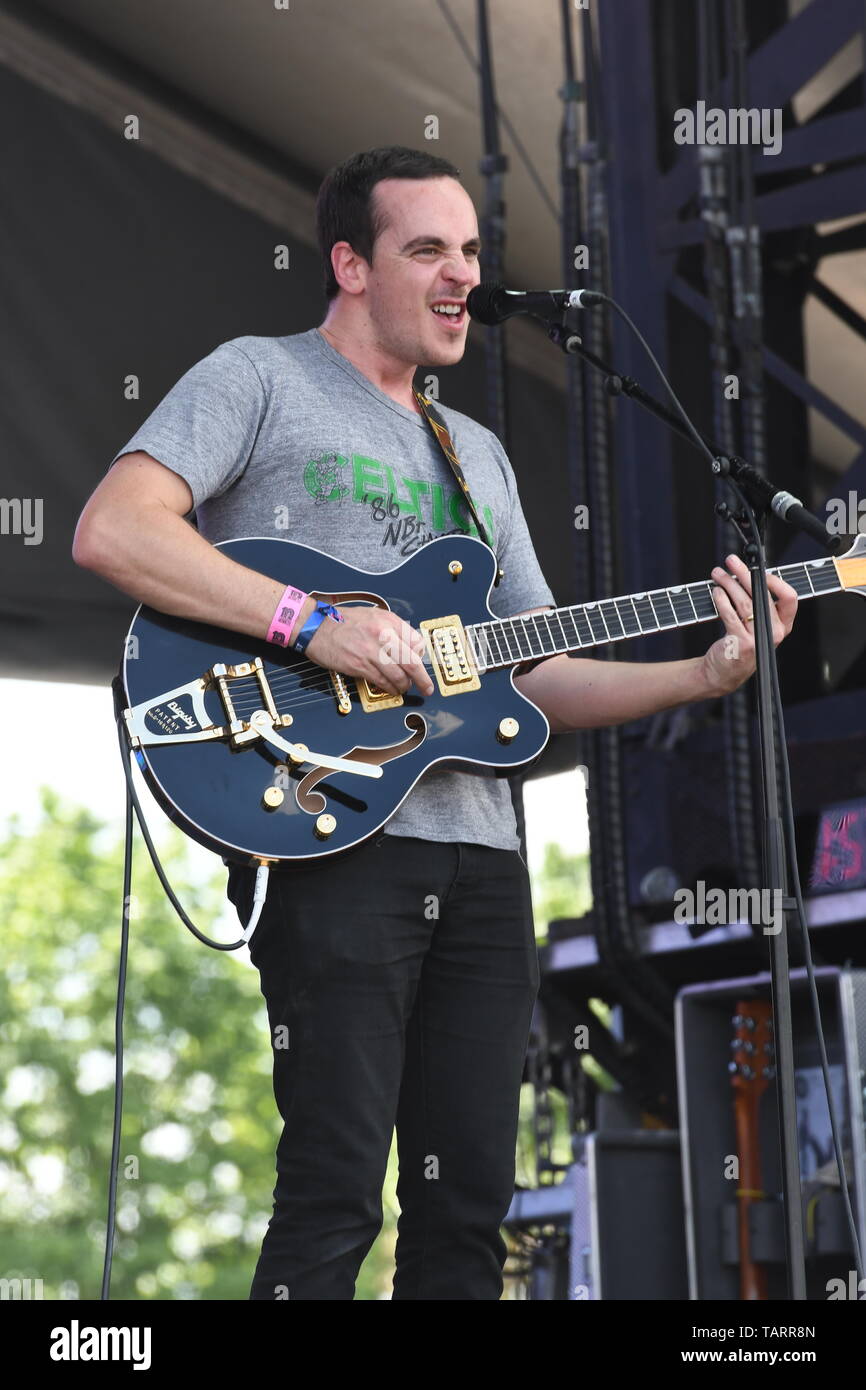 Singer, songwriter and guitarist Tom Russo is shown performing on stage ...