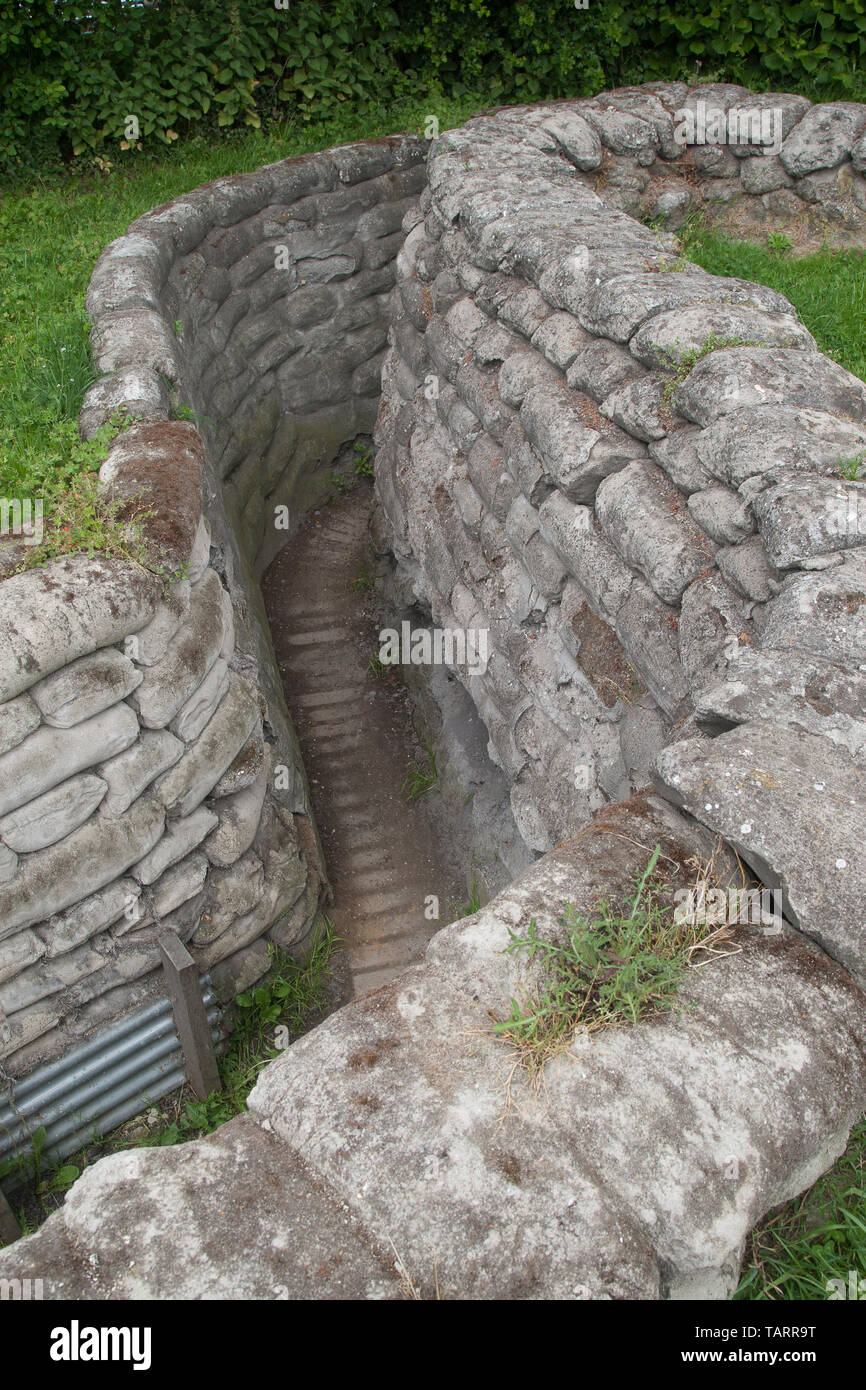 Yorkshire trench and dugout hi-res stock photography and images - Alamy