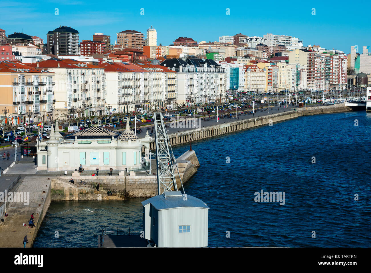 Aerial view of santander hi-res stock photography and images - Alamy